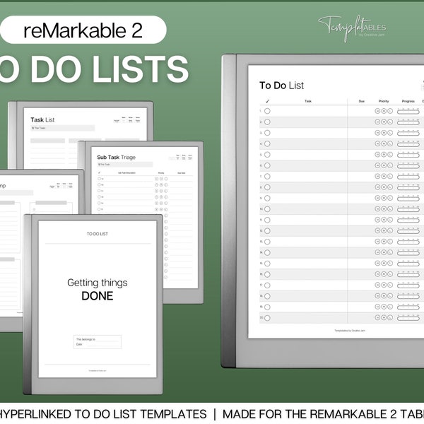 Remarkable 2 Daily Task - Etsy