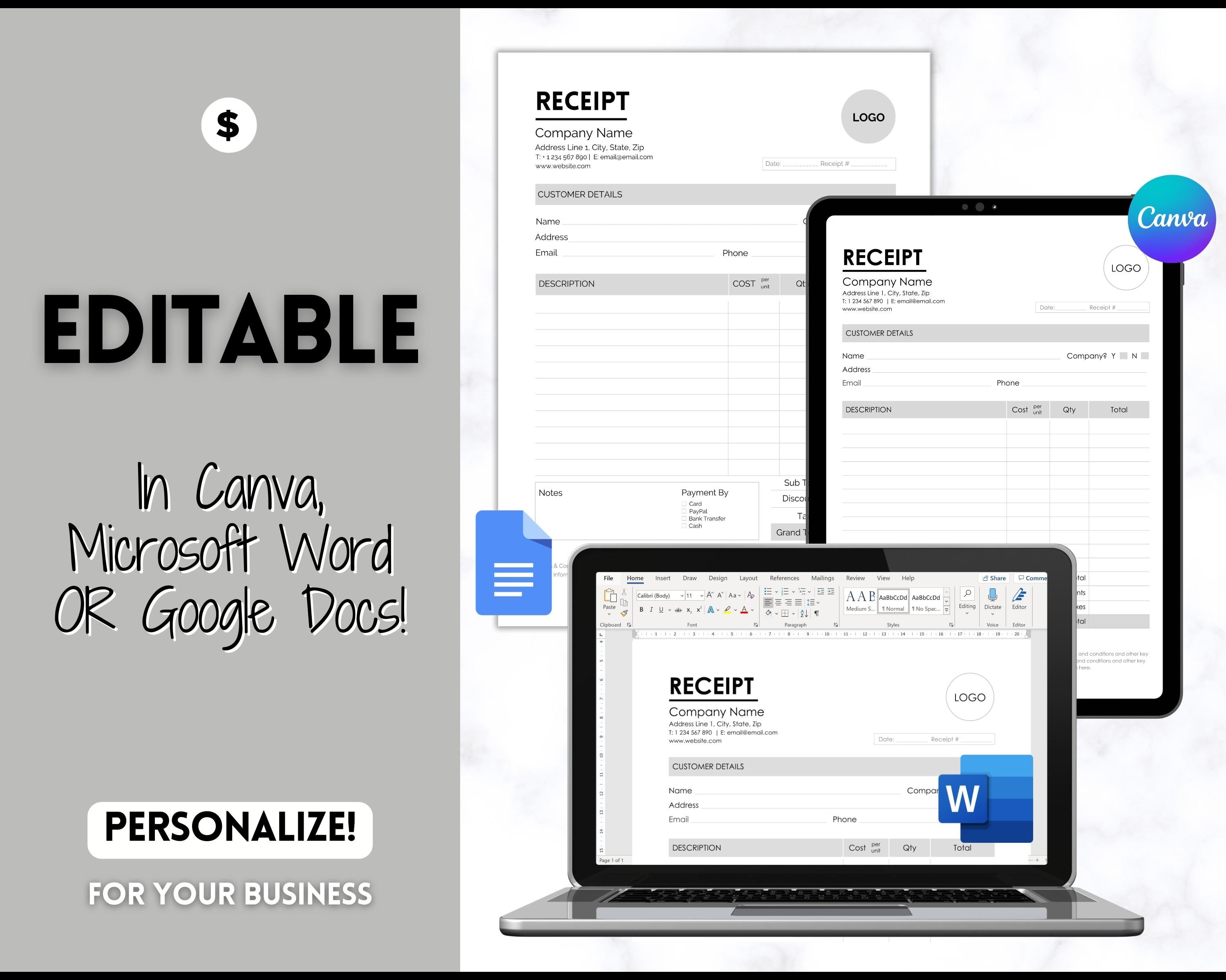 Business Receipts Software