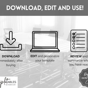 EDITABLE Chapter Summary Template, Study Guide, Textbook Outline Review ...
