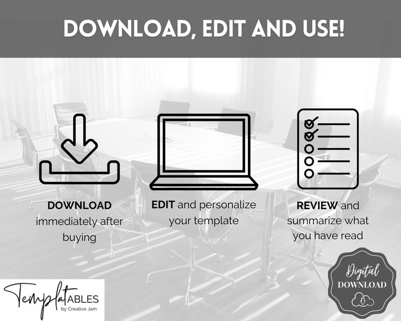 EDITABLE Chapter Summary Template Study Guide Textbook - Etsy