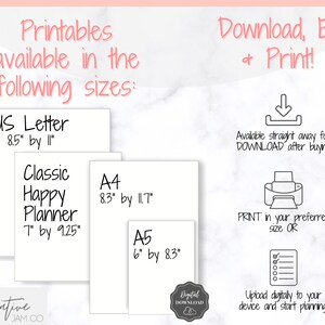 MONTH at a Glance Planner, Editable Weekly & Monthly Planners, to Do ...