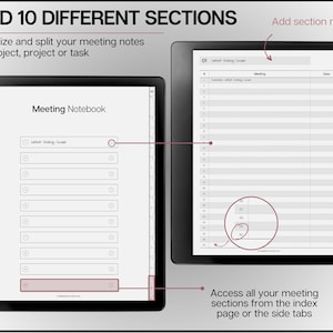 Templates for Kindle Scribe | Meeting Minutes, Meeting Agenda, Meeting ...