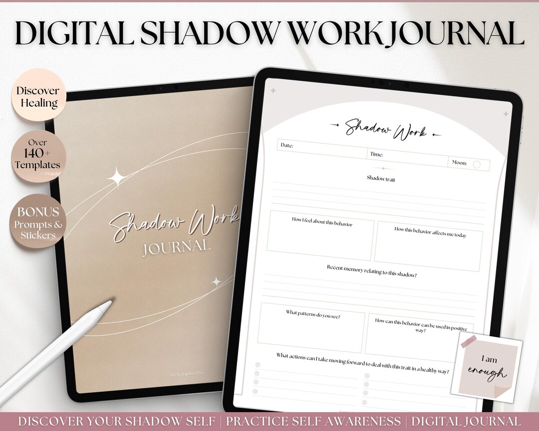 Digital Shadow Work Journal, Guided Journal, 100+ Journal Prompts ...