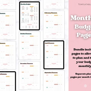 Ultimate Budget Planner Printable BUNDLE Financial Tracker - Etsy