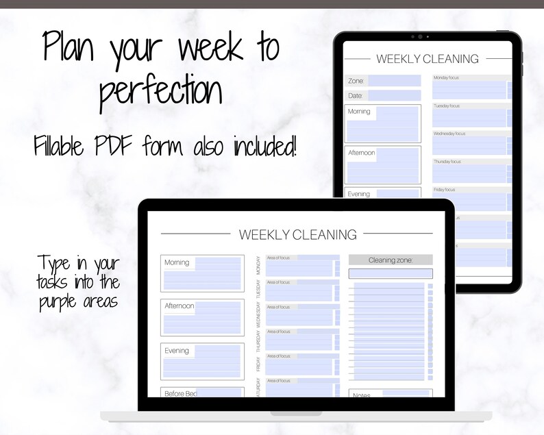 FLYLADY Cleaning Planner Bundle! Daily Routine, Control Journal, Fly ...