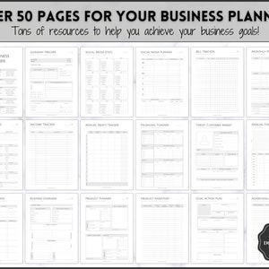 Side Hustle Planner Printable BUNDLE, Small Business Planner, Side ...