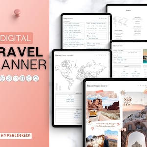 Goodnotes Travel Planner, Digital Travel Journal, Travel Itinerary ...