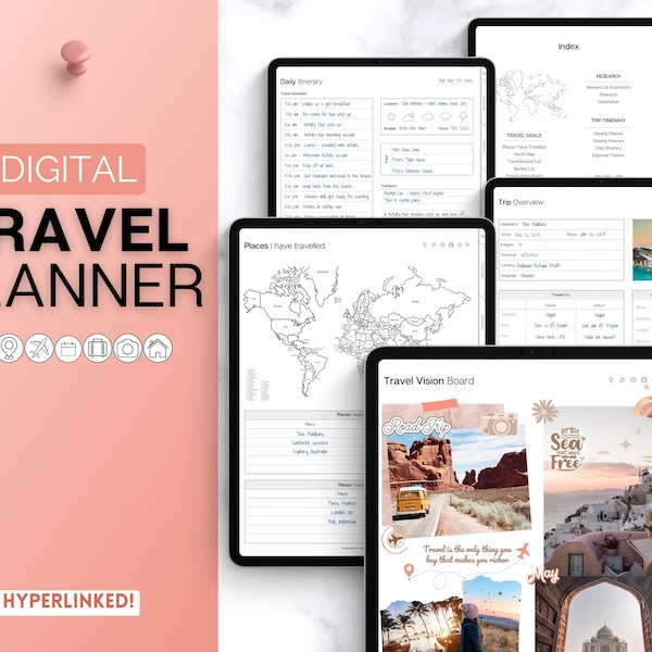 Travel Planner - Etsy