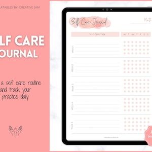 Wellness Planner BUNDLE! Self Care Journal, Printable Selfcare Tracker ...