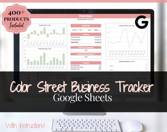 Color Street Business Tracker - Etsy