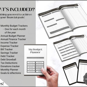Budget Planner Printable BUNDLE Financial Tracker Savings - Etsy