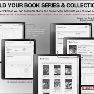 Digital Book Journal, Templates for Kindle SCRIBE, Digital Reading ...