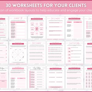 WORKSHEET Template Bundle! Canva Workbook Templates, Ebook, Lead Magnet ...