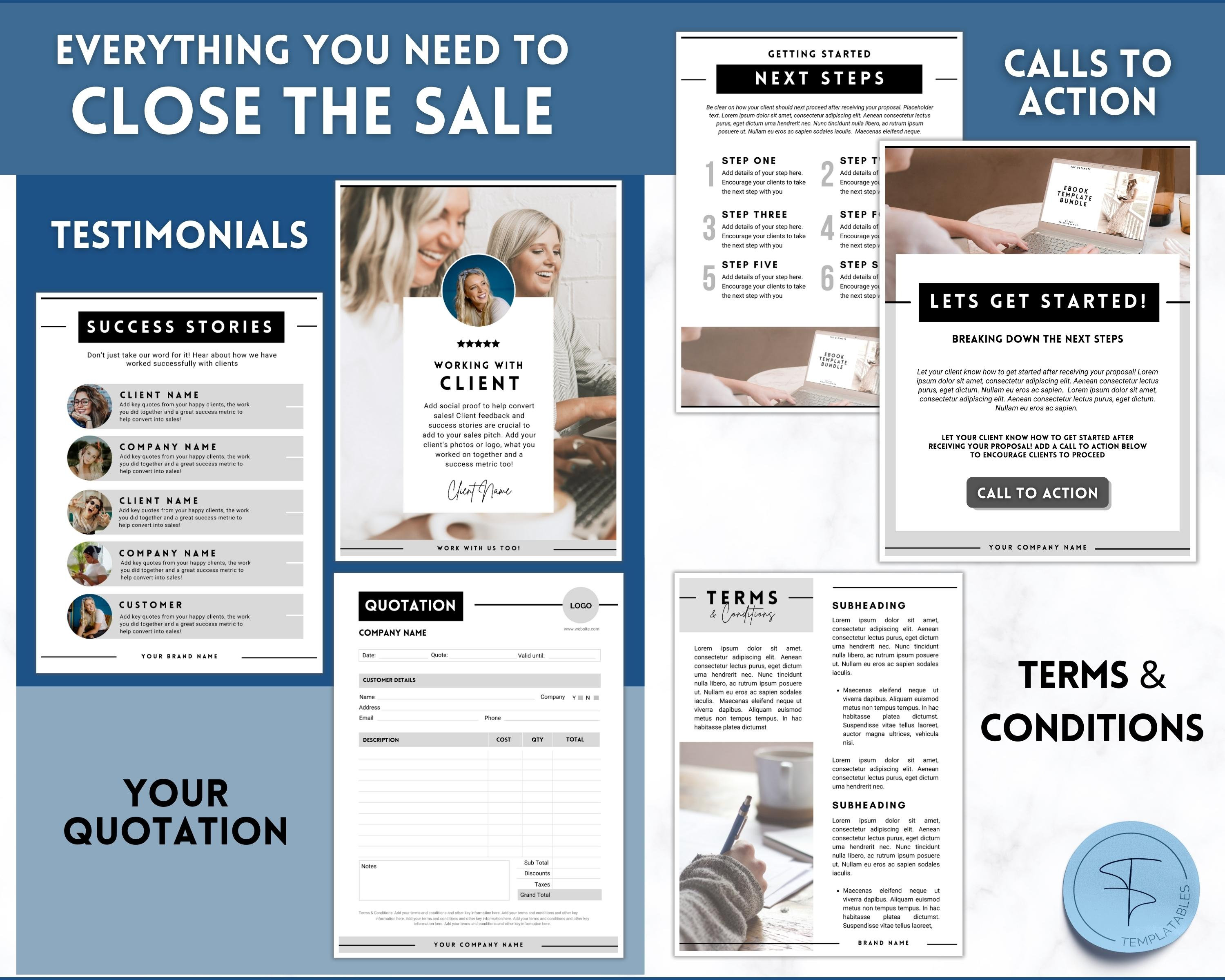 Project Proposal Template, Editable Business Proposal Templates ...