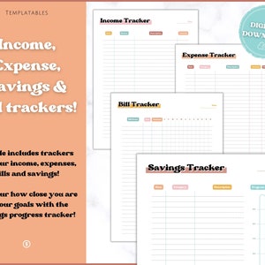 Ultimate Budget Planner Printable BUNDLE Financial Tracker - Etsy
