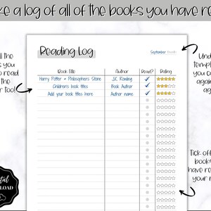 Kids Reading Log, Reading List Printable, Summer Reading Challenge ...