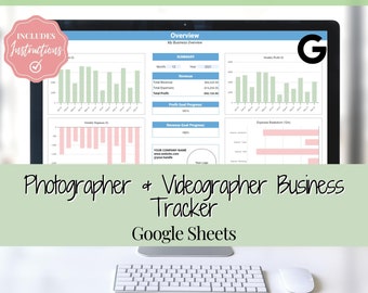Photography Easy Bookkeeping Spreadsheet Photography - Etsy