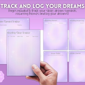 Printable Dream Journal, 10 Page BUNDLE, Dream Analysis, Dream ...