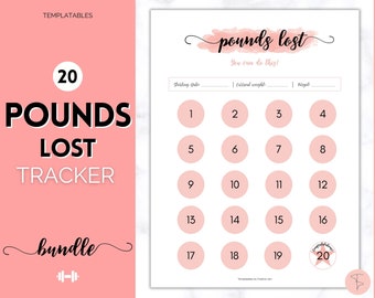 50 Lbs Lost Chart - Etsy