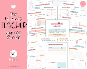 Undated Jan-dec Digital Teacher Planner for iPad Goodnotes - Etsy