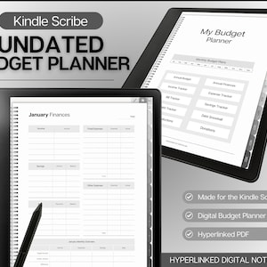 Kindle Scribe Templates, Digital Budget Planner, UNDATED Finance ...
