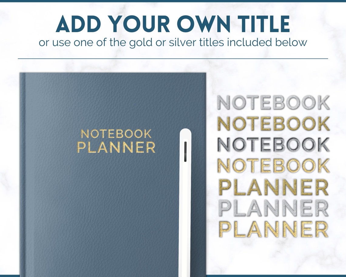 LEATHER Digital Notebook Covers, 35 Digital Planner Covers, Goodnotes ...