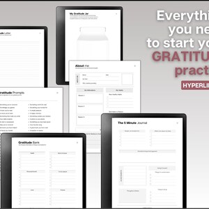 Kindle Scribe Templates, Digital Gratitude Journal, Daily Mindfulness ...