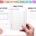 Fitness Planner, Weight Loss Tracker, BUNDLE, Workout Planner Fitness ...