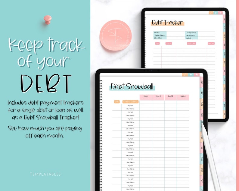 Digital Biweekly Budget Planner DIGITAL Planner Budget by - Etsy