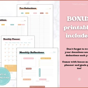 Ultimate Budget Planner Printable BUNDLE Financial Tracker - Etsy