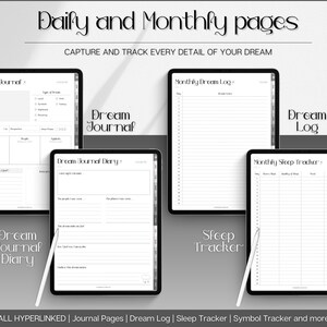 Digital Dream Journal, Digital Journal for Goodnotes, iPad Digital ...