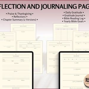 Bible Study Guide, Digital Bible Study Journal Templates, Soap, Notes ...