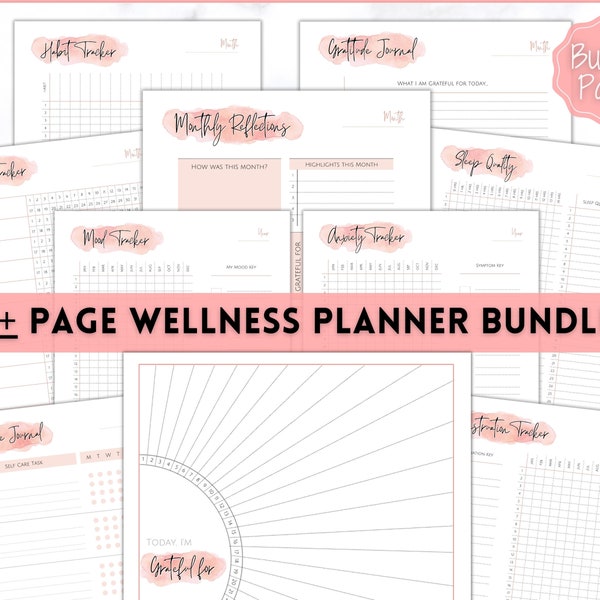 Self Care Tracker - Etsy