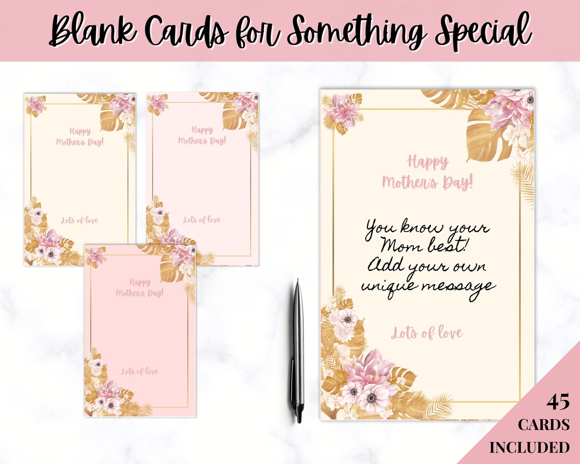 Mothers Day Coupon Cards Perfect Last Minute DIY Gift for Mom - Etsy