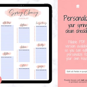 Spring Cleaning Checklist, Cleaning Schedule, Printable Cleaning ...