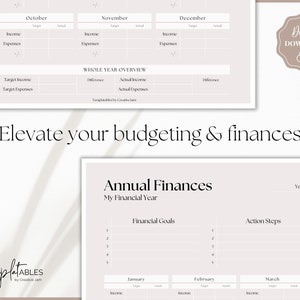 Ultimate Budget Planner Printable BUNDLE, Financial Tracker, Savings ...