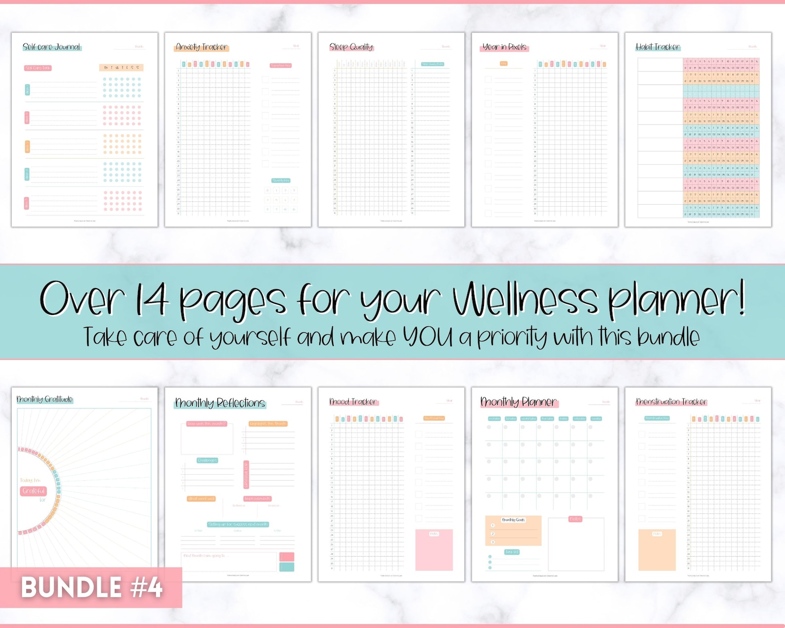 Ultimate PLANNER BUNDLE! Printable Goal Planner, Finances & Budget ...