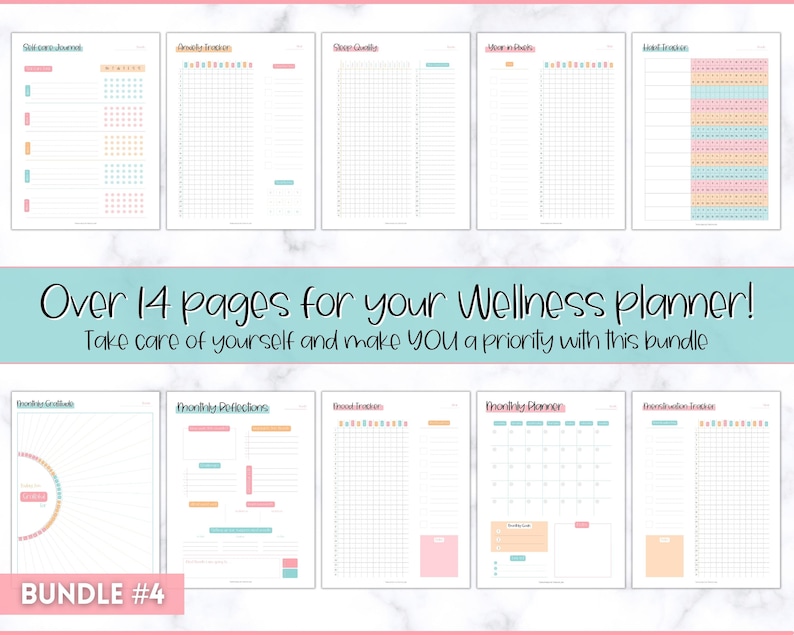 Ultimate PLANNER BUNDLE Printable Goal Planner Finances & - Etsy UK