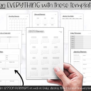 50pg TEACHER Planner Printable BUNDLE Homeschool Teacher - Etsy