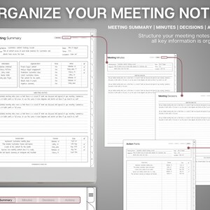 Template for Supernote, Meeting Notes, Supernote Template, Meeting ...