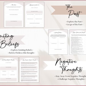 Self Therapy Journal, 30+ Page Self-therapy Workbook, Based on CBT ...