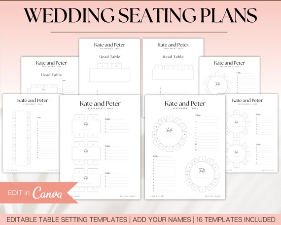 Wedding Ceremony Seating Chart