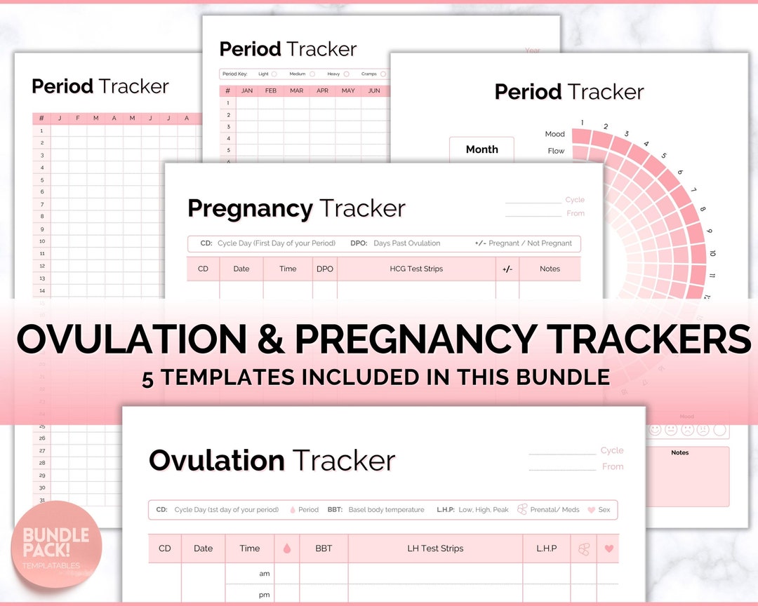 OPK Test Sheet, Ovulation Tracker, Period, Symptoms, Menstrual Cycle ...