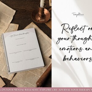 Self Therapy Journal, 30+ Page Self-therapy Workbook, Based on CBT ...