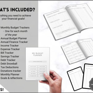 Ultimate Budget Planner Printable BUNDLE, Financial Tracker, Savings ...