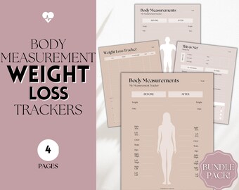 Body Measurement Tracker, Before and After, Weight Loss, Progress ...