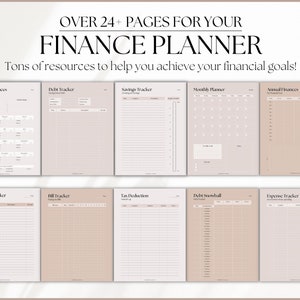 Ultimate Budget Planner Printable BUNDLE, Financial Tracker, Savings ...
