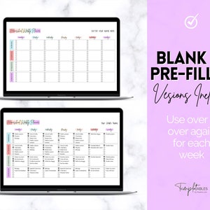 EDITABLE Lesson Plan Template, Weekly Lesson Planner Spreadsheet ...
