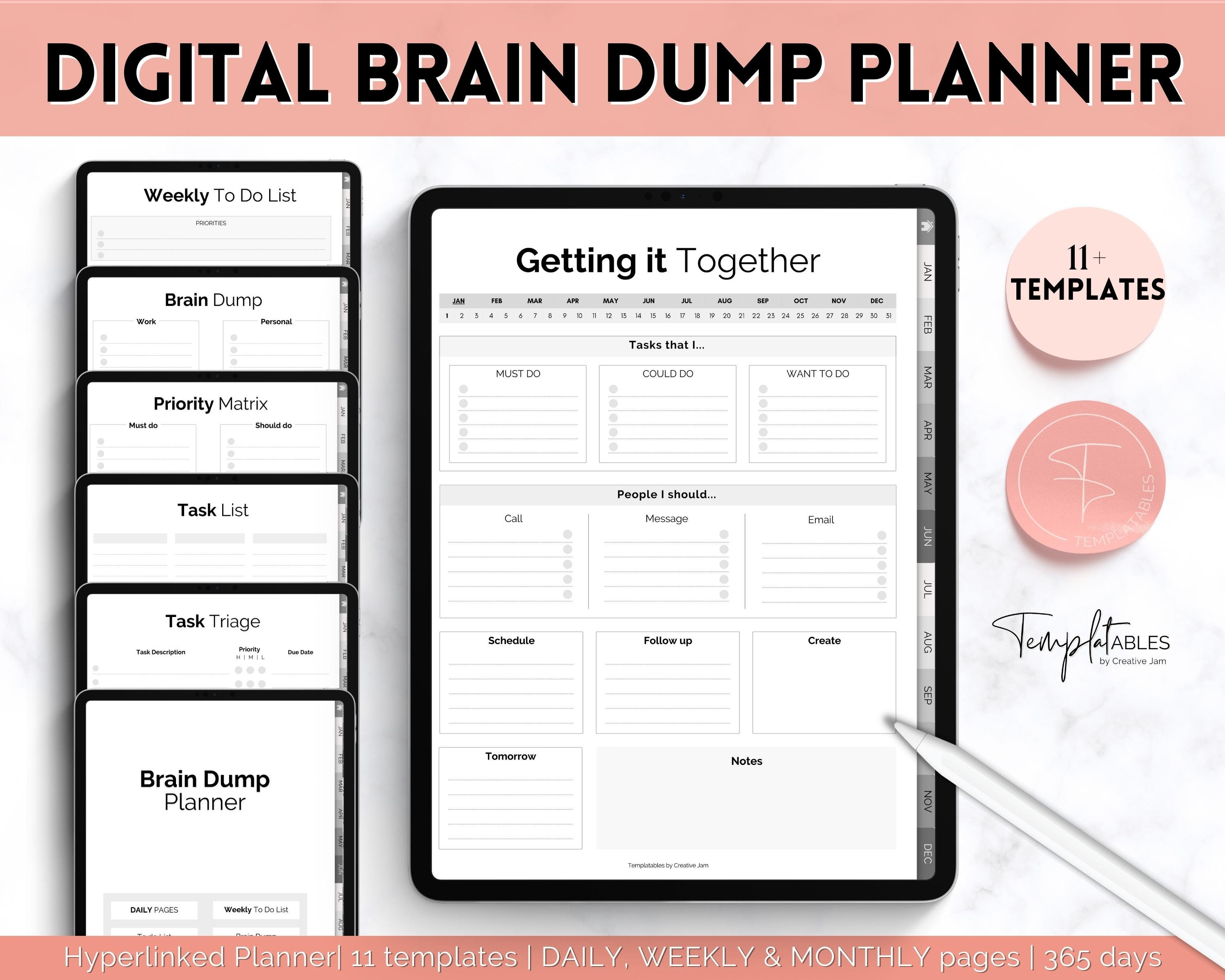 Brain Template Printable