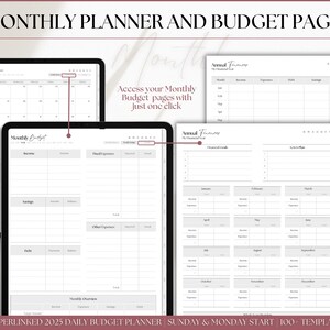 Digital Budget Planner, 2025 Digital Planner, Goodnotes, Daily Weekly ...